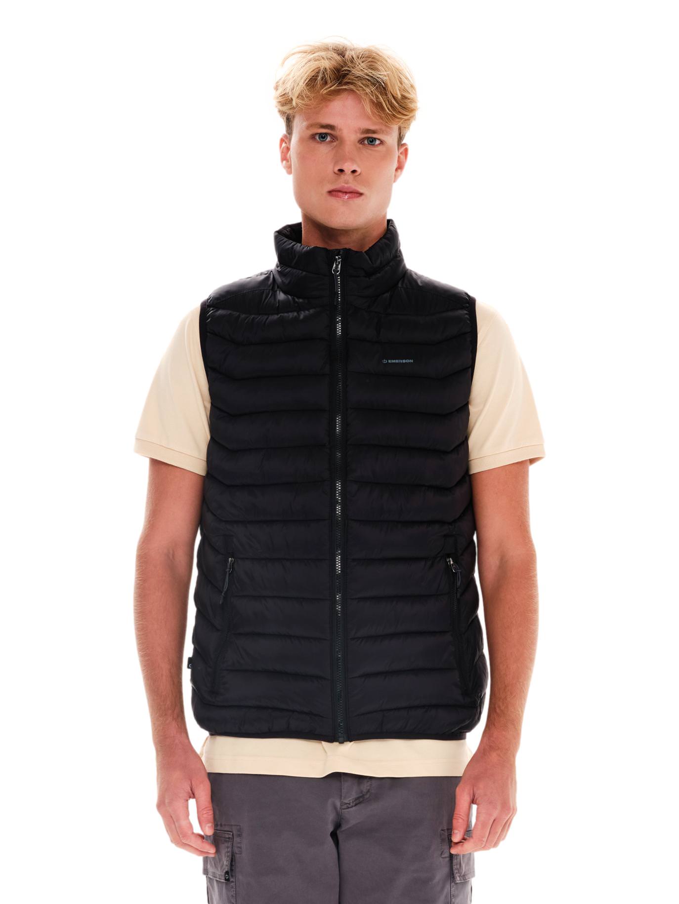 ΑΝΔΡΙΚΟ ΑΜΑΝΙΚΟ ΜΠΟΥΦΑΝ EMERSON PUFFER VEST JACKET - APPAREL STORES ...