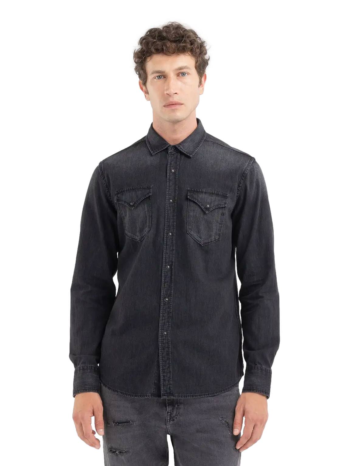 ΑΝΔΡΙΚΟ JEAN ΠΟΥΚΑΜΙΣΟ REPLAY - APPAREL STORES – Apparel stores