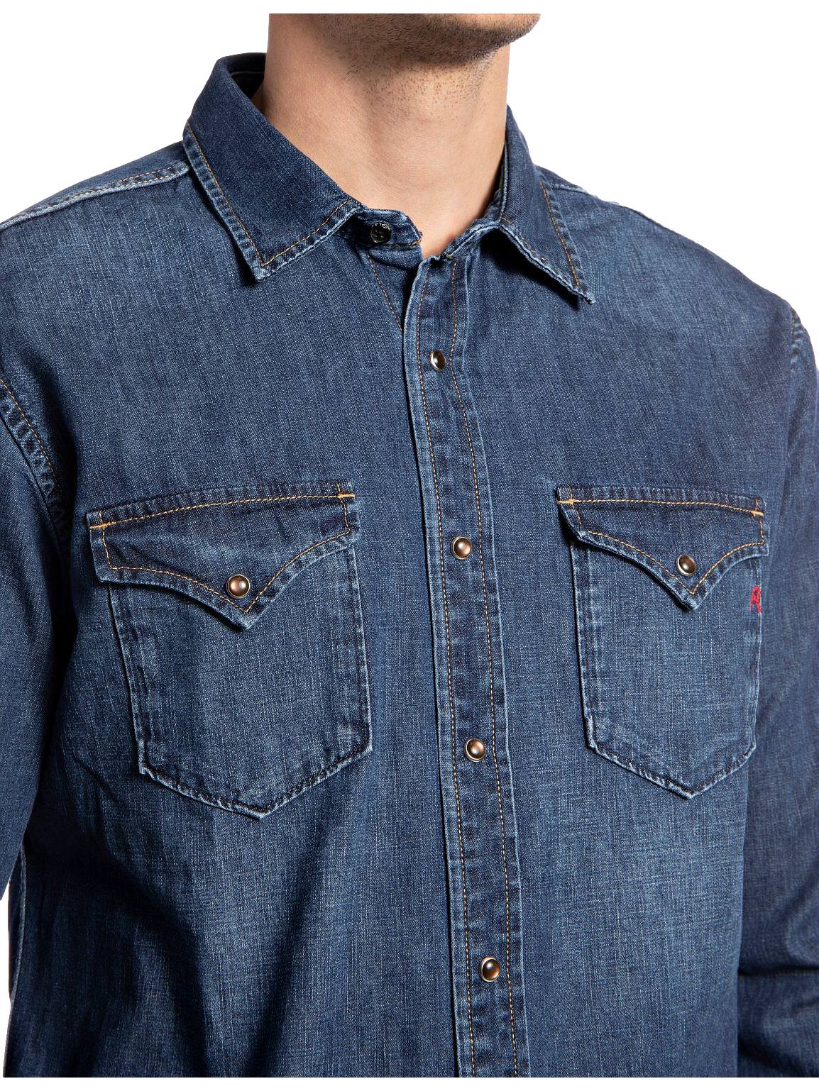 ΑΝΔΡΙΚΟ JEAN ΠΟΥΚΑΜΙΣΟ REPLAY - APPAREL STORES – Apparel stores