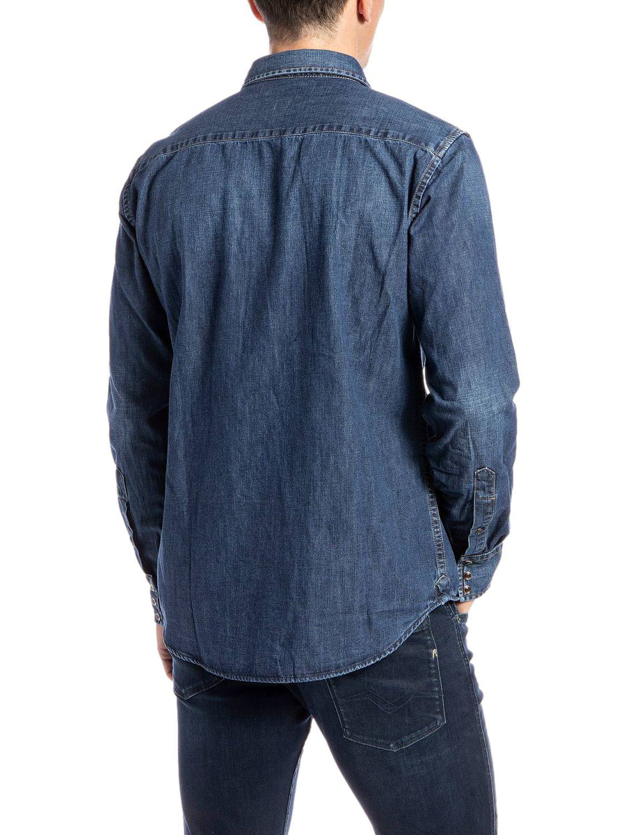 ΑΝΔΡΙΚΟ JEAN ΠΟΥΚΑΜΙΣΟ REPLAY - APPAREL STORES – Apparel stores